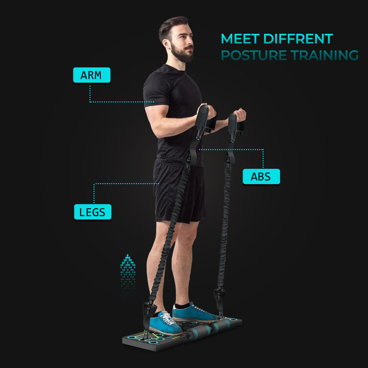 Flex Board 2.0 - All In One Pushup Board – My Dezire