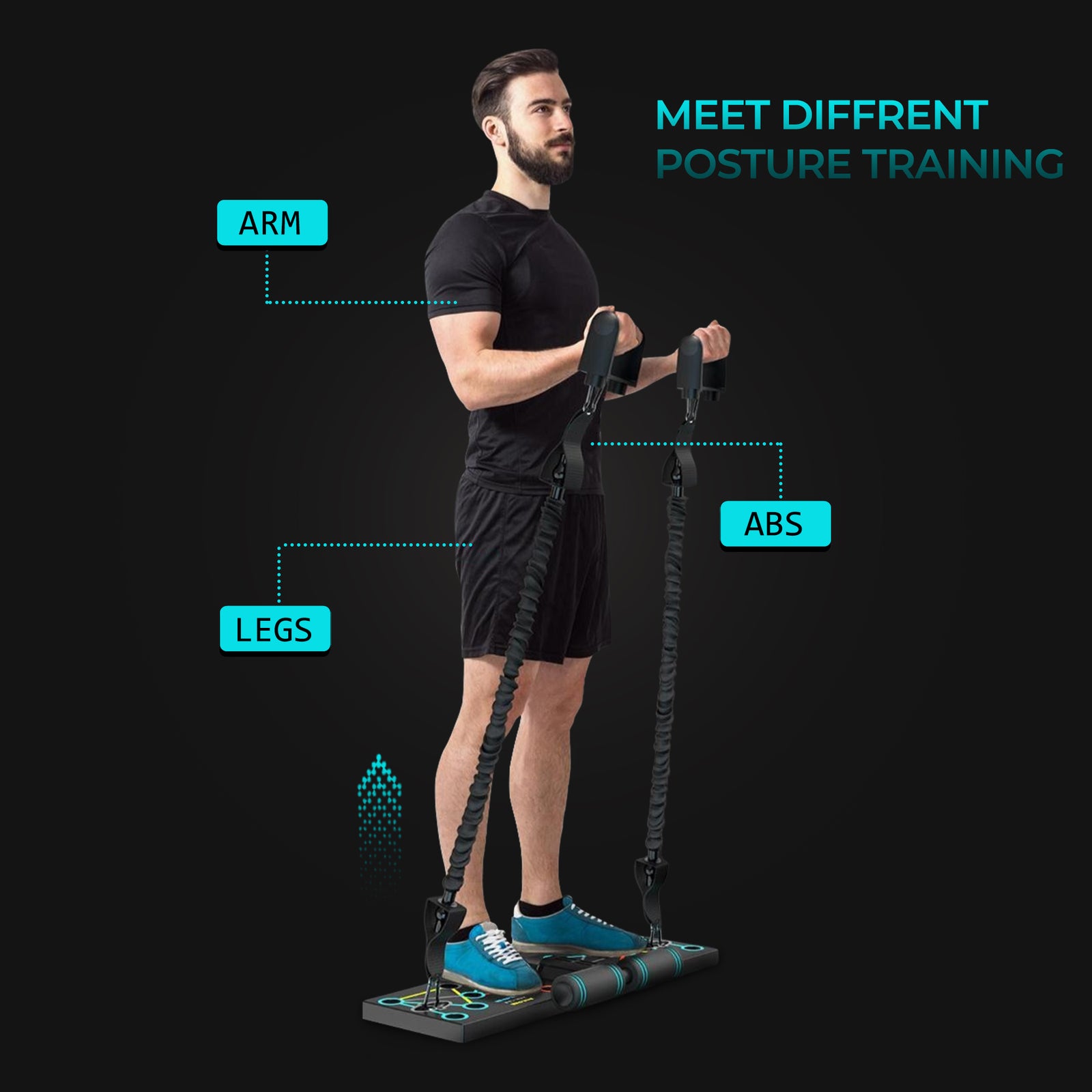 Flex Board 2.0 - All In One Pushup Board – My Dezire