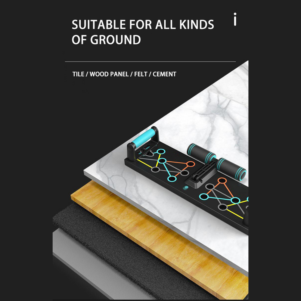 Flex Board 2.0 - All In One Pushup Board – My Dezire